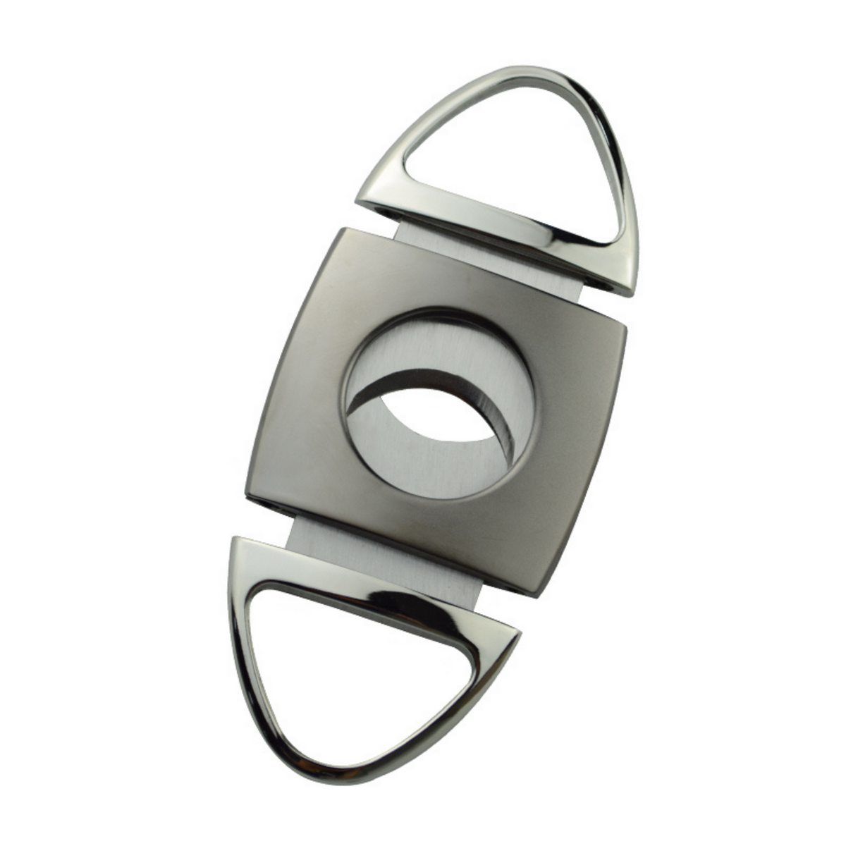 Silver Two Finger 64 Ring Gauge Cigar Cutter Boxed - Clinks Australia