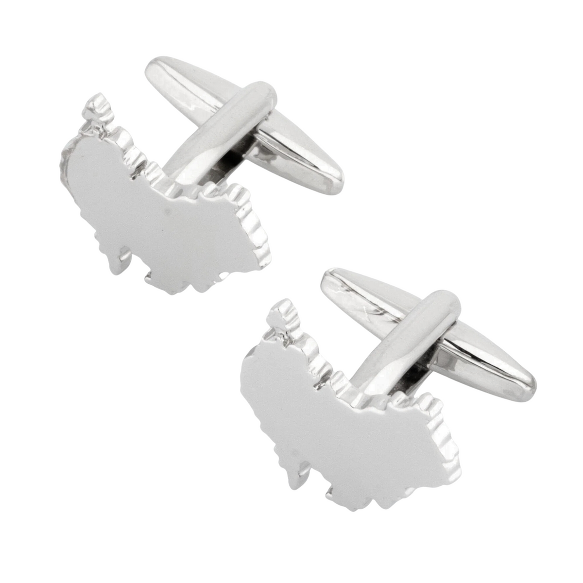 Outline Australian Map Cufflinks - Clinks Australia