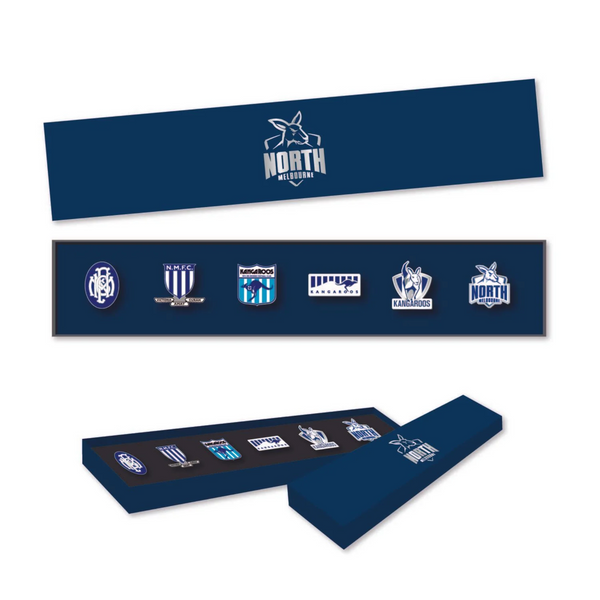 North Melbourne Kangaroos AFL Pin Set - Clinks Australia