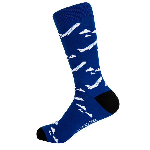 High Flyer Plane Bamboo Socks by Dapper Roo - Clinks Australia