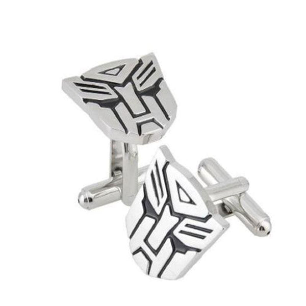 Transformer Autobot Robot Silver Cufflinks - Clinks Australia